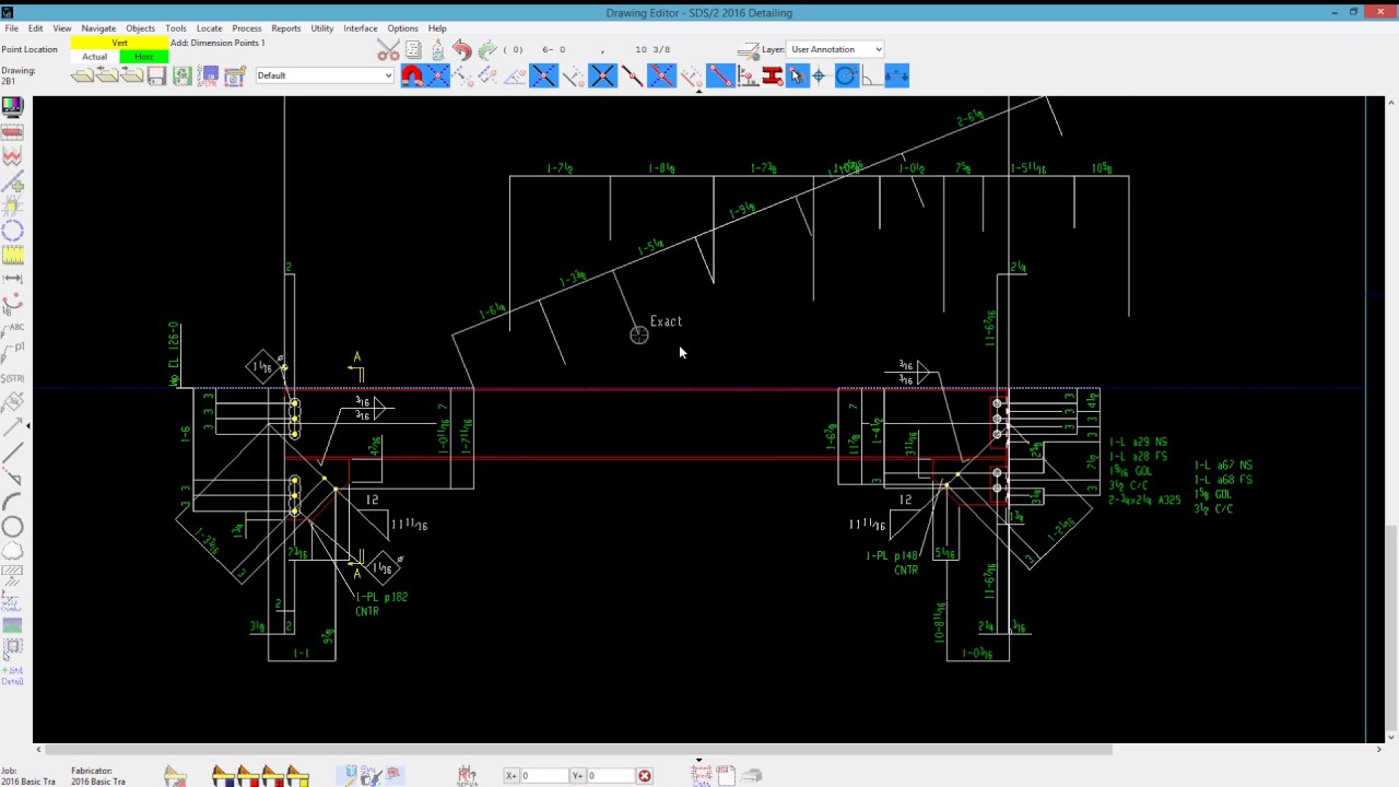 SDS/2 2016.16 Dimension Add - YouTube