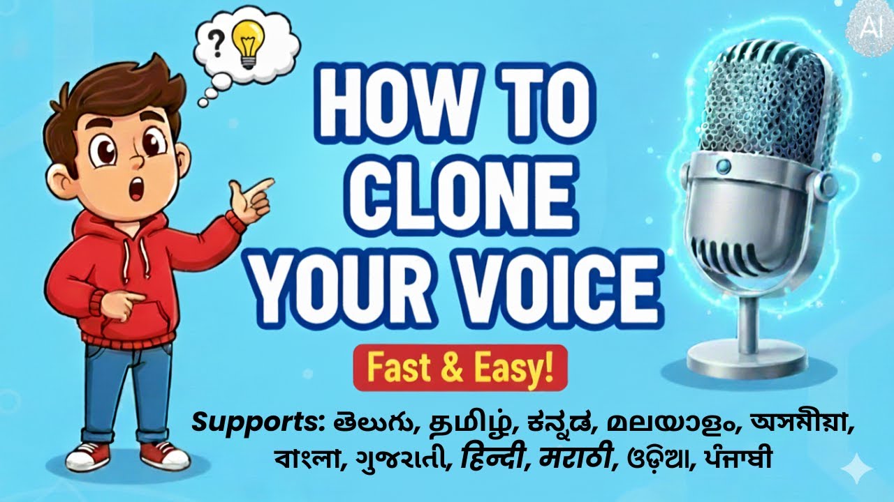 How to Clone Voice | AI Voice Cloning Tutorial | Telugu - YouTube