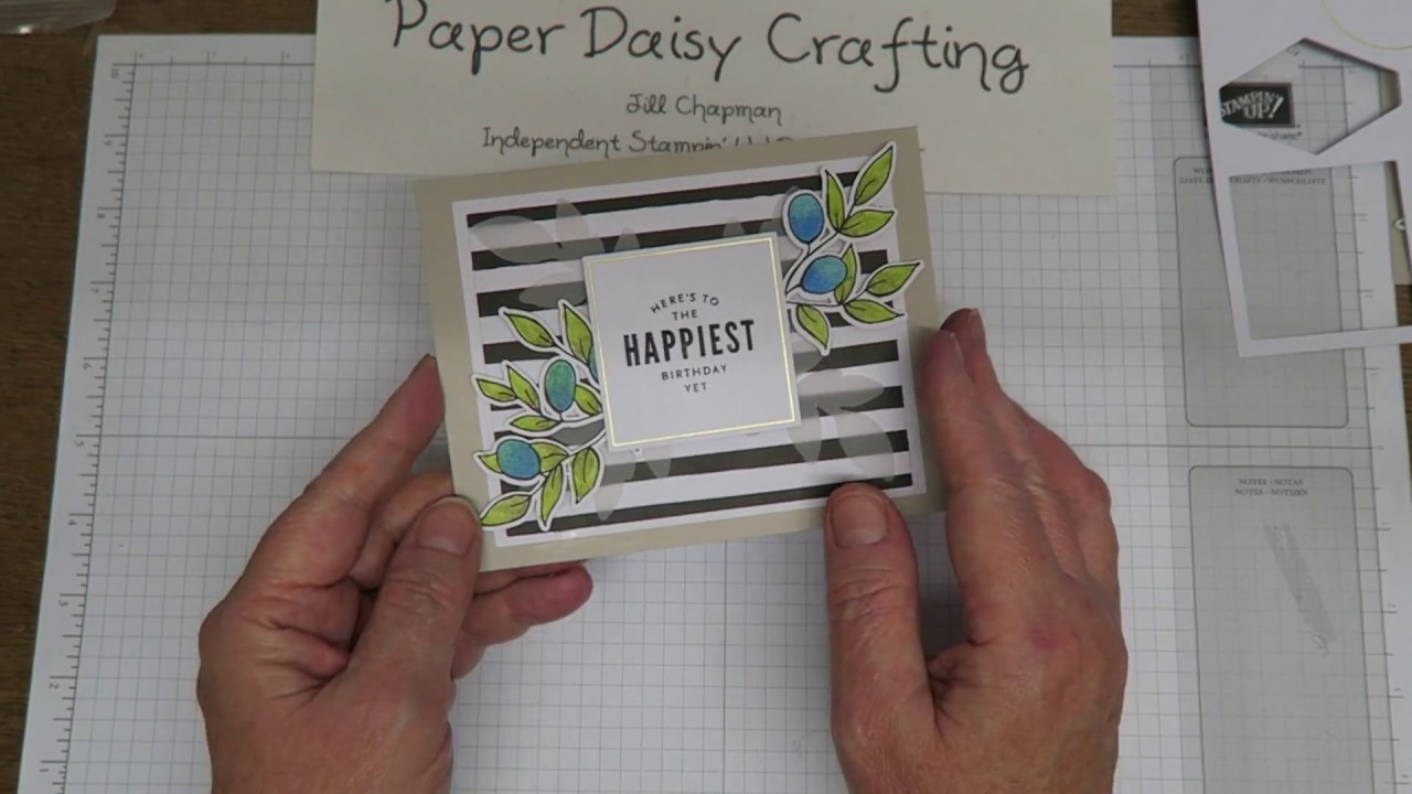 Lots of Happy Card Kit from Stampin' Up! tutorial - Card 1 - YouTube