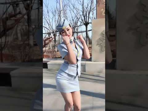 HOT GIRL SEXY DANCE | Chinese stewardess sexy hot dance