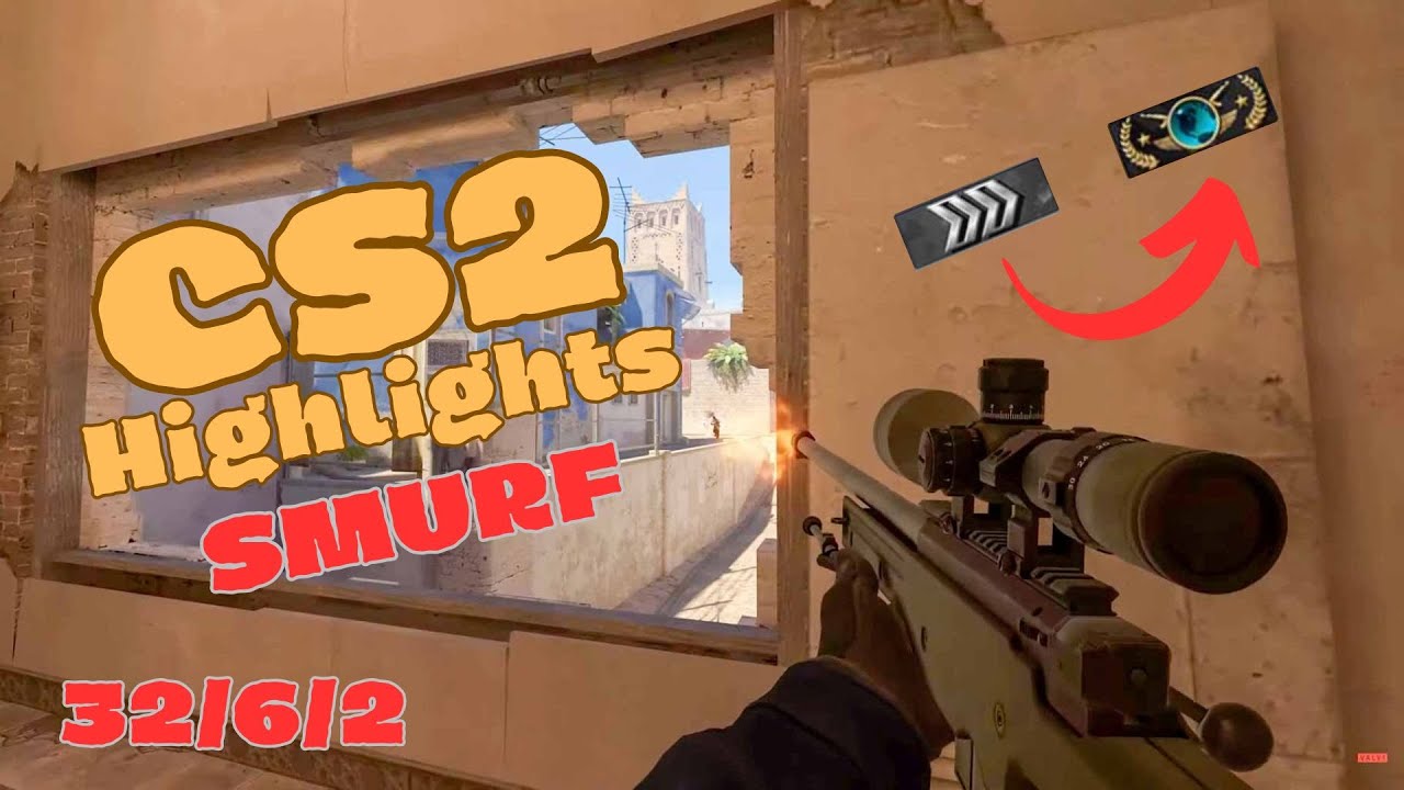 CS2- HIGHLIGHTS "SMURF" SILVER TO GLOBAL! - YouTube