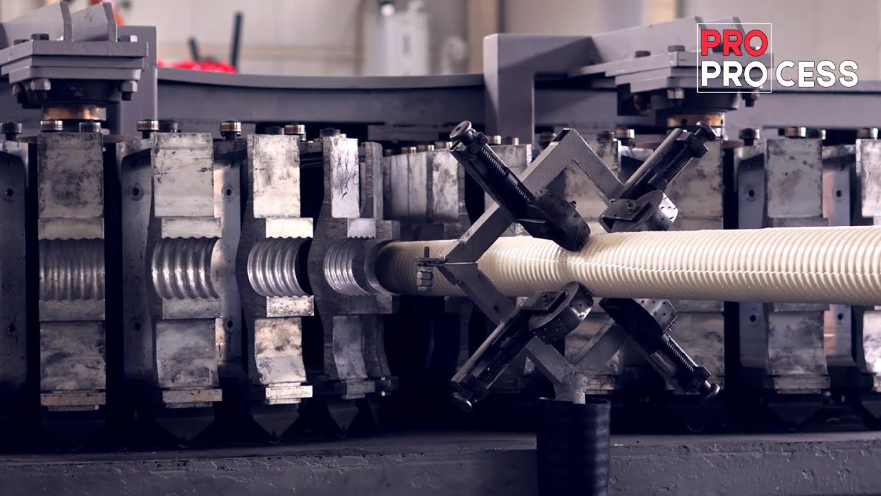 Process of making Insulated FLEXIBLE pipe | Modern manufacturing process - YouTube