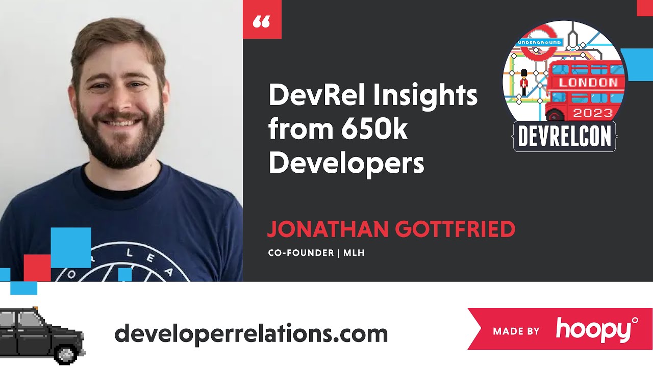 DevRel insights from 650k developers (Jon Gottfried) - YouTube