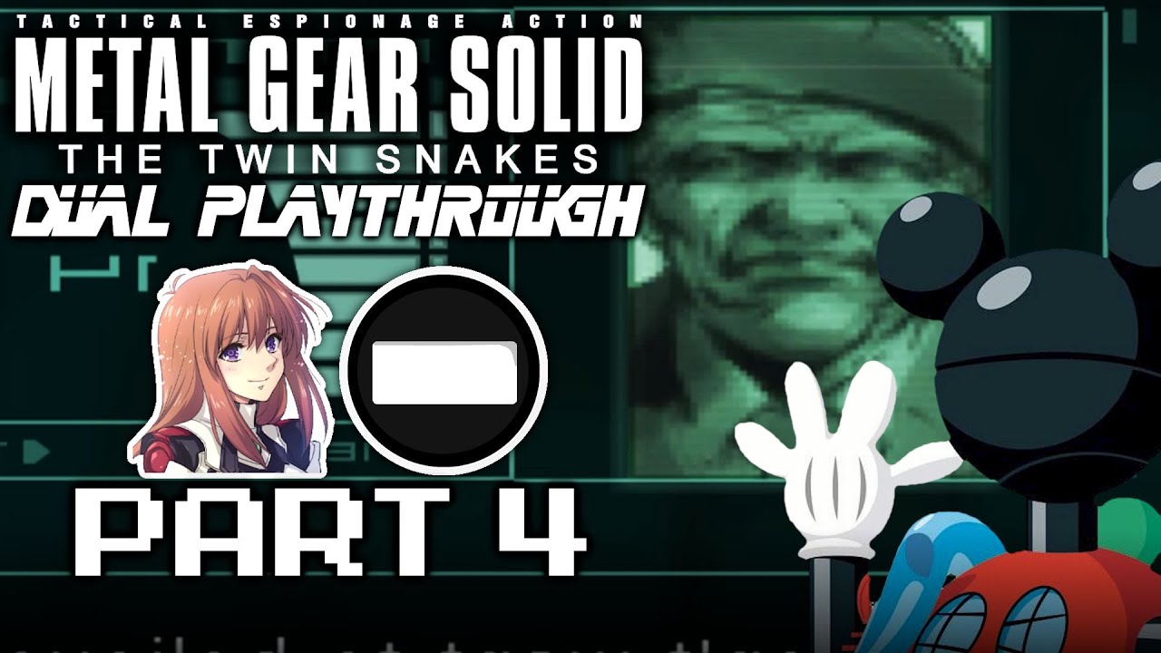 Mickey's Not Happy - MGS: The Twin Snakes Dual Playthrough with ...