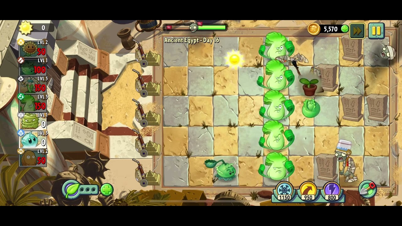 Прохождение 16 дня в PvZ 2 - YouTube