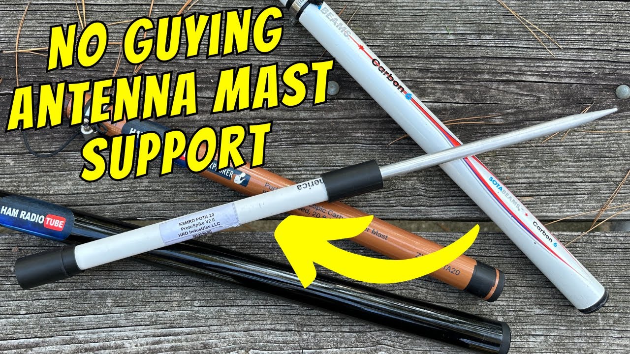 Ham Radio Dude Murder Spike Prototype V2 Self Supporting Telescopic ...