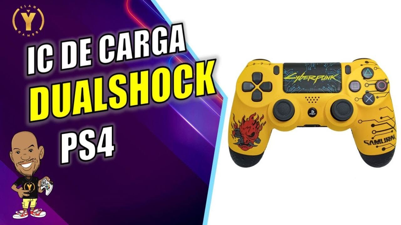 IC DE CARGA CONTROLE DUALSHOCK PS4 - YouTube