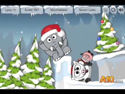 Snoring 2 winter edition walkthrough - All levels + bonus levels ...
