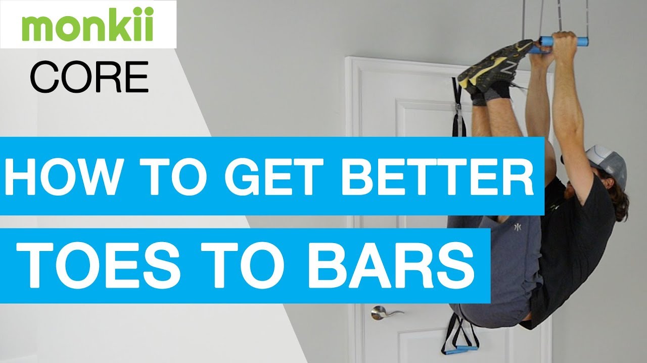 How to get BETTER TOES TO BARS (4 exercise progressions) - YouTube