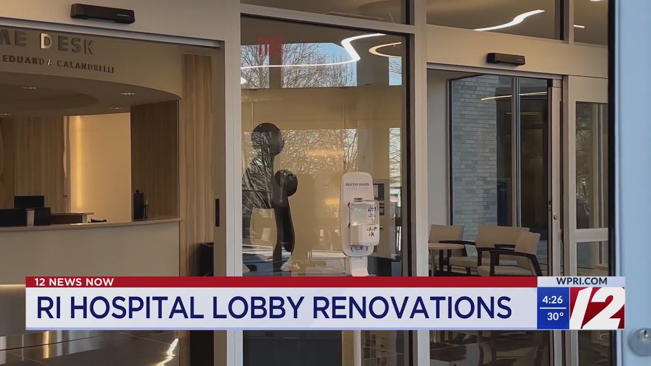 Rhode Island Hospital lobby renovations complete - YouTube