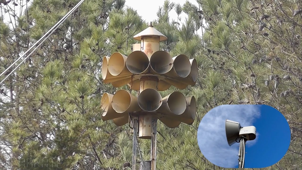 Federal Signal 3T22 & ASC T-128 Dual Siren Test | Alert | Macedonia, SC ...