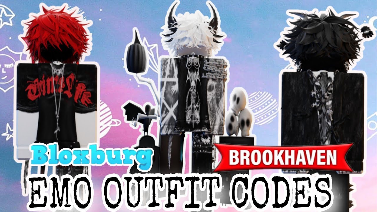 New Emo outfit codes for bloxburg and berry avenue and hsl(Roblox ...