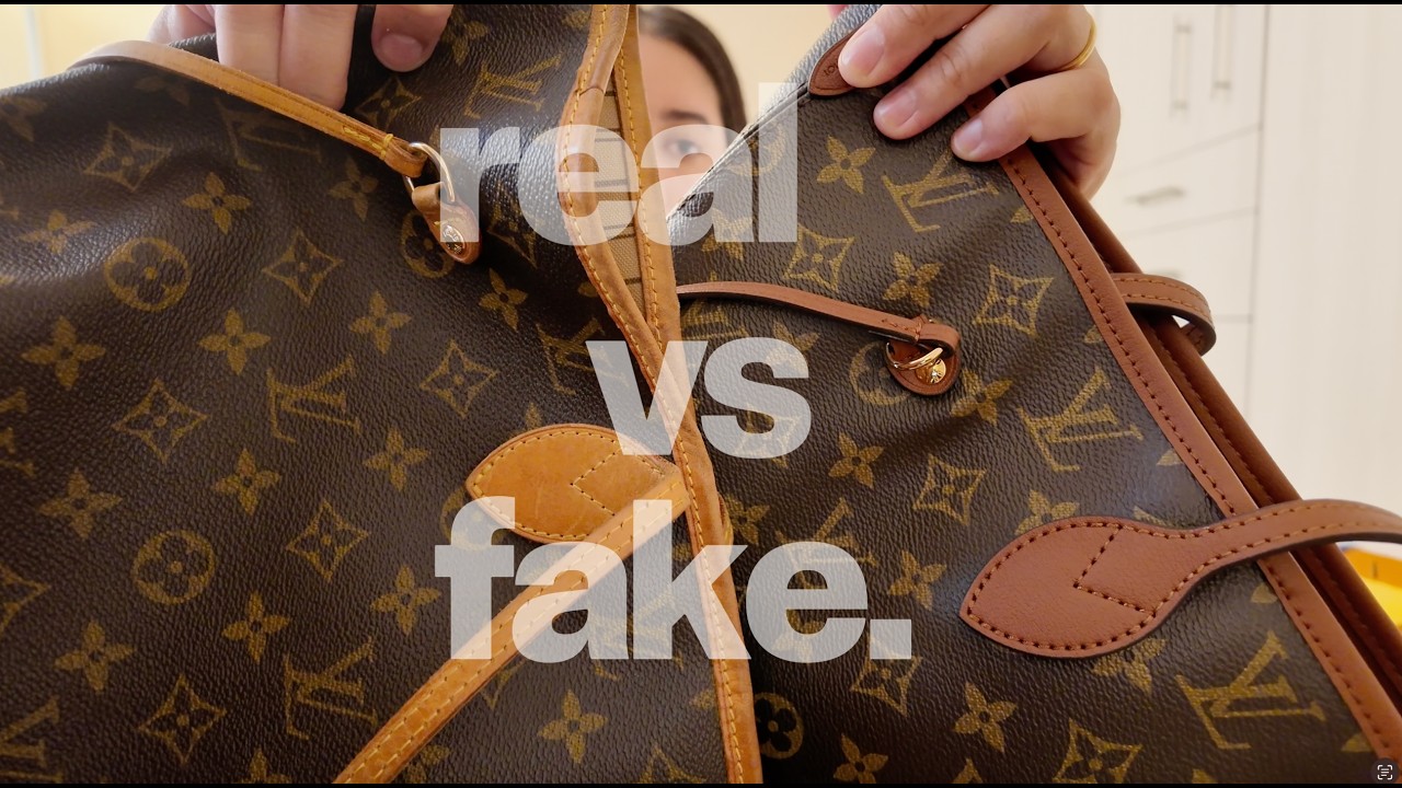 Real vs. Fake Neverfull Louis Vuitton | Comparando bolsos ¡¿Son ...