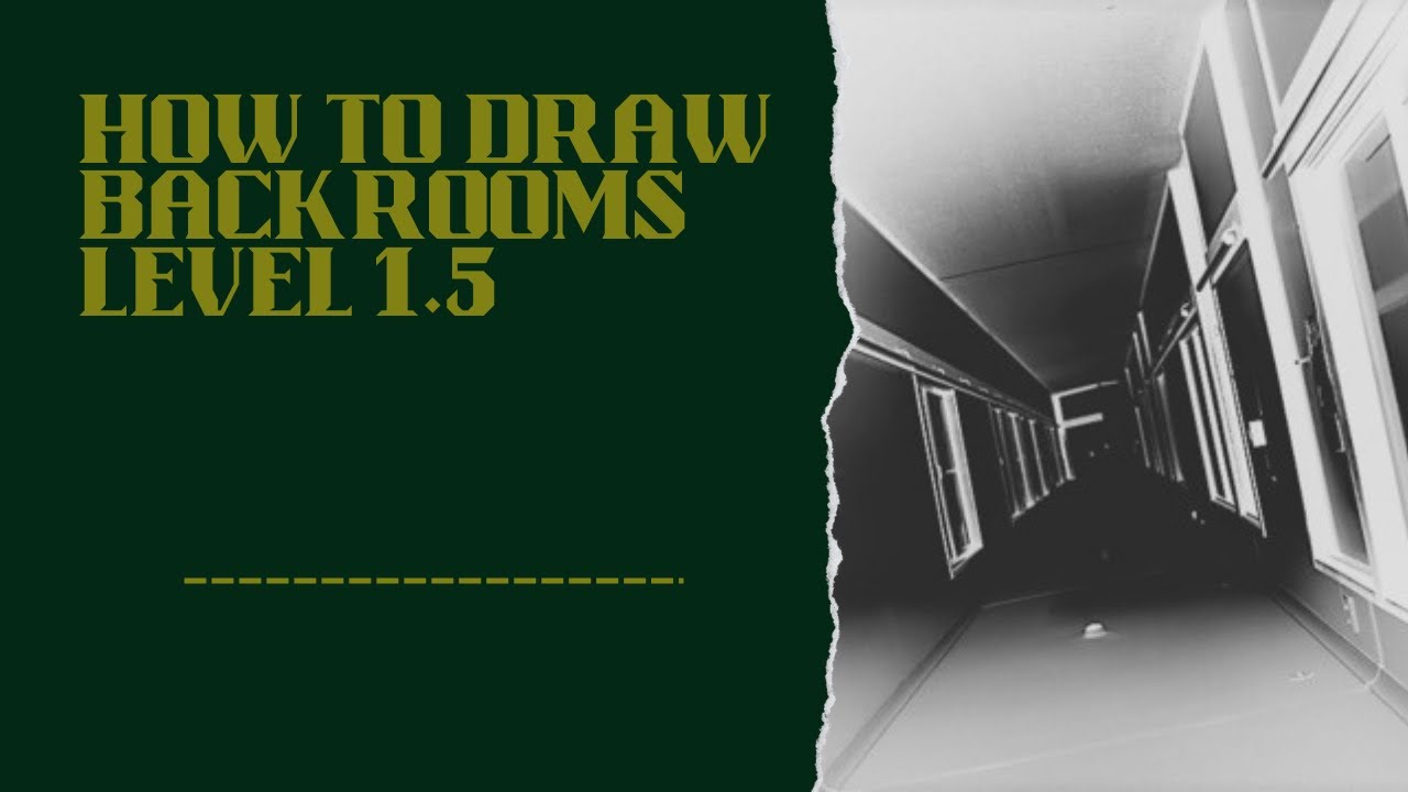 How to Draw Backrooms Level 1.5- Inverted - YouTube