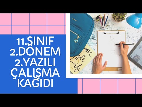 11.SINIF DİN KÜLTÜRÜ 2.DÖNEM 2.YAZILI ÇALIŞMA KAĞIDI #tyt #ayt #dinkültürü #yazılıyahazırlık