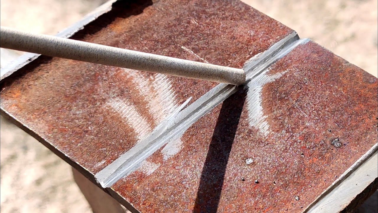 1G welding trick on rusty iron using electric welding - YouTube