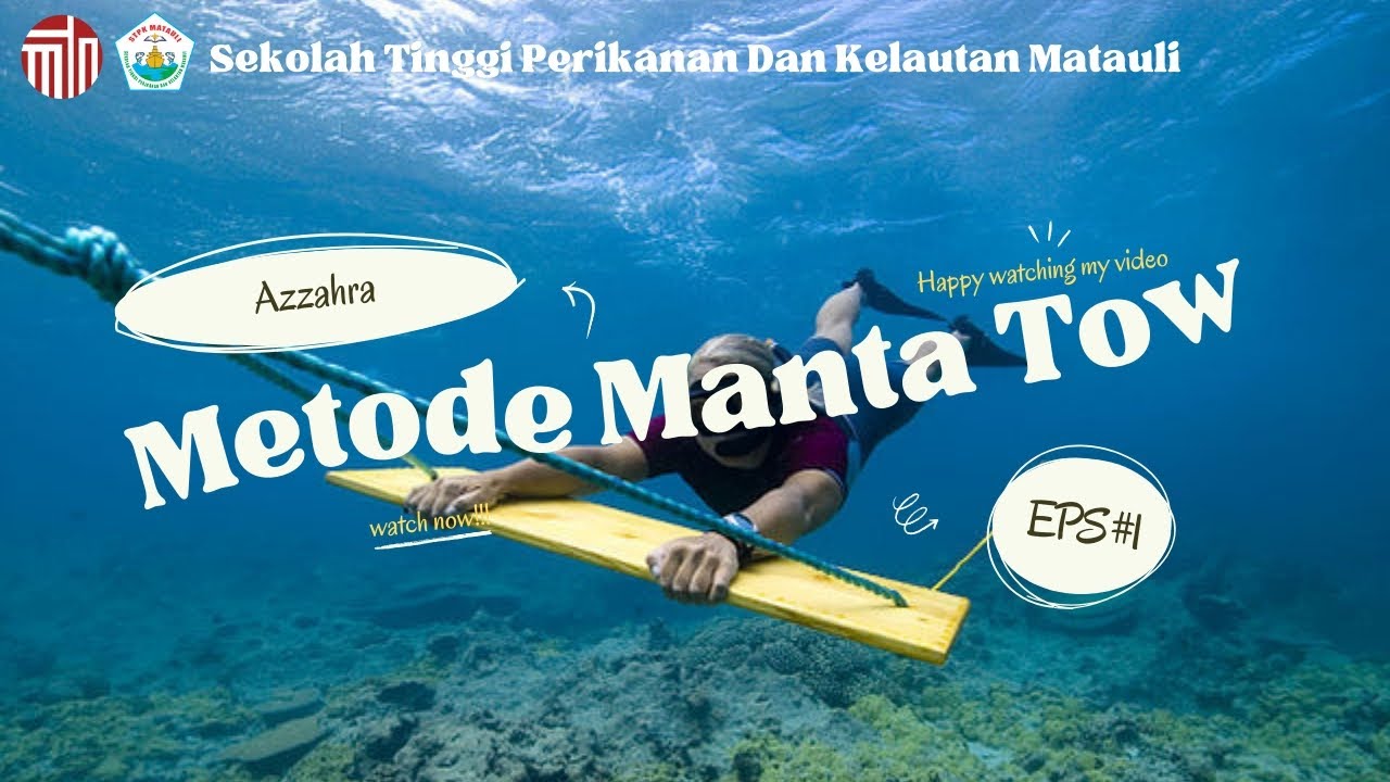 "METODE MANTA TOW" Matkul Metode Observasi Bawah Air. - YouTube