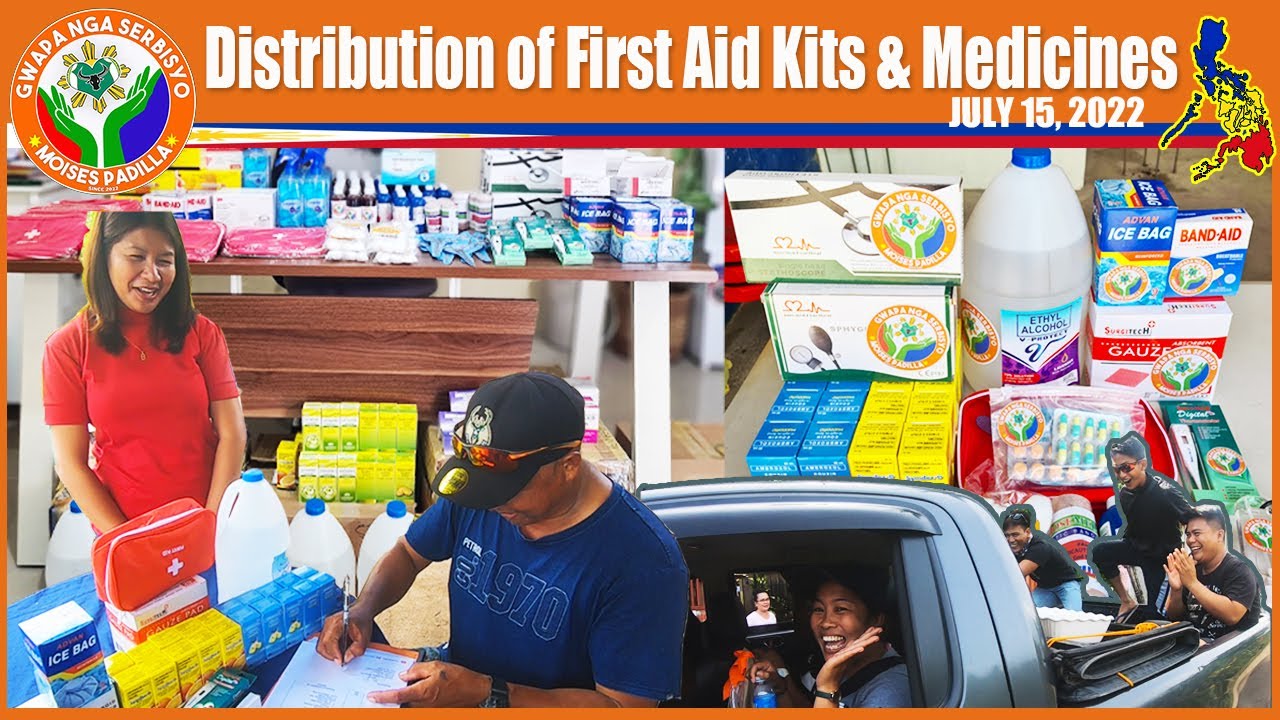 VLOG 02: DISTRIBUTION OF FIRST AID KITS & MEDICINES - YouTube