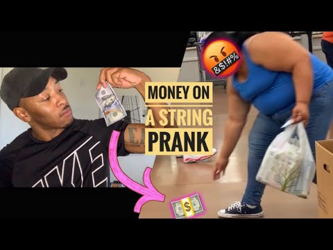 MONEY ON A STRING PRANK PT 3 { HILARIOUS } - YouTube
