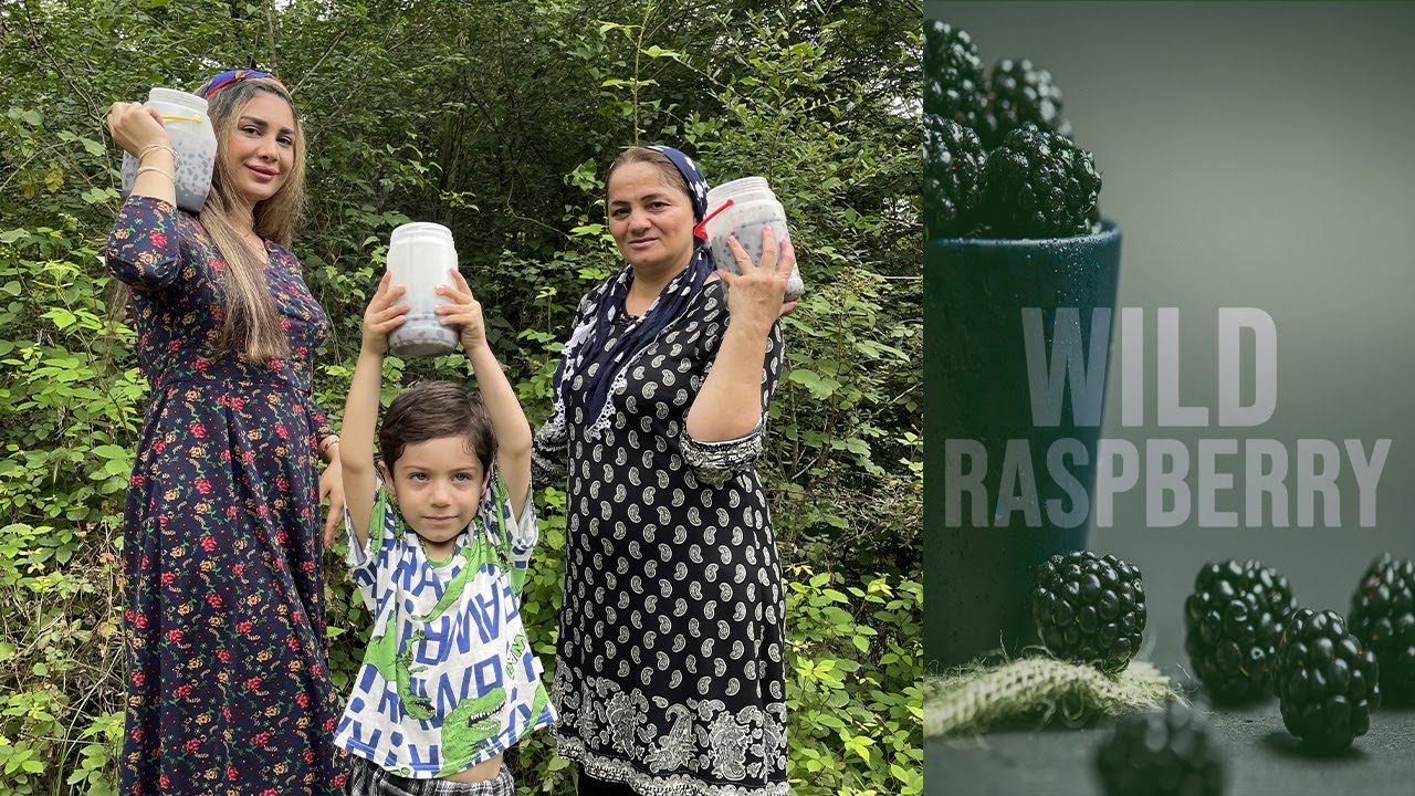 How to make black raspberry cake - make black raspberry jam and syrup ...