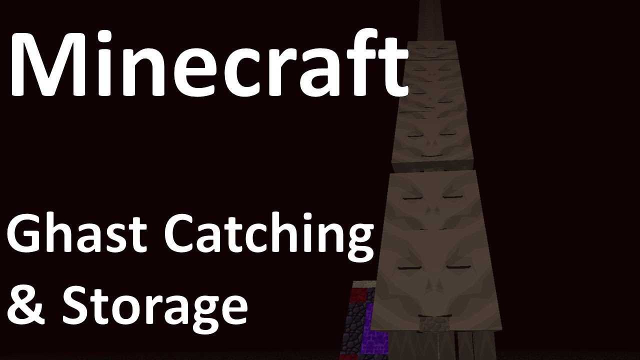 Minecraft: Ghast Catching and Storage - YouTube