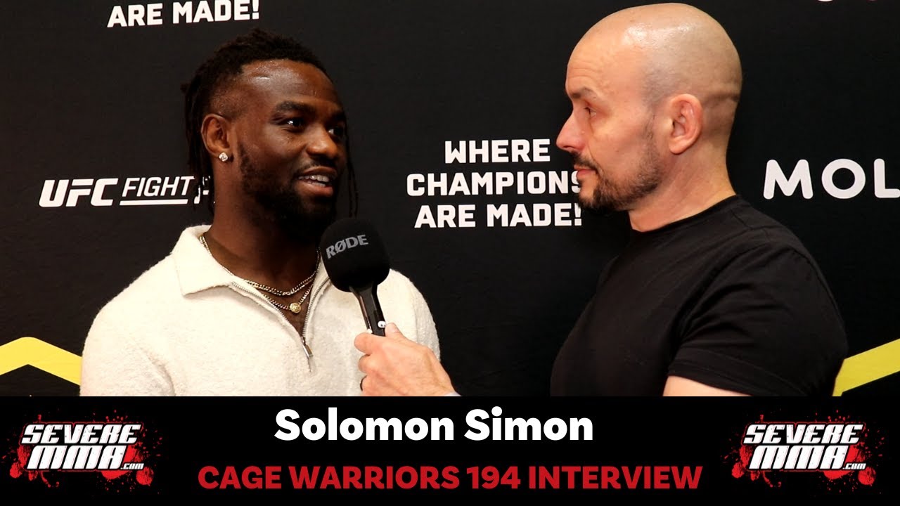 Solomon Simon Reacts to Announcement of Cage Warriors Title Fight vs ...
