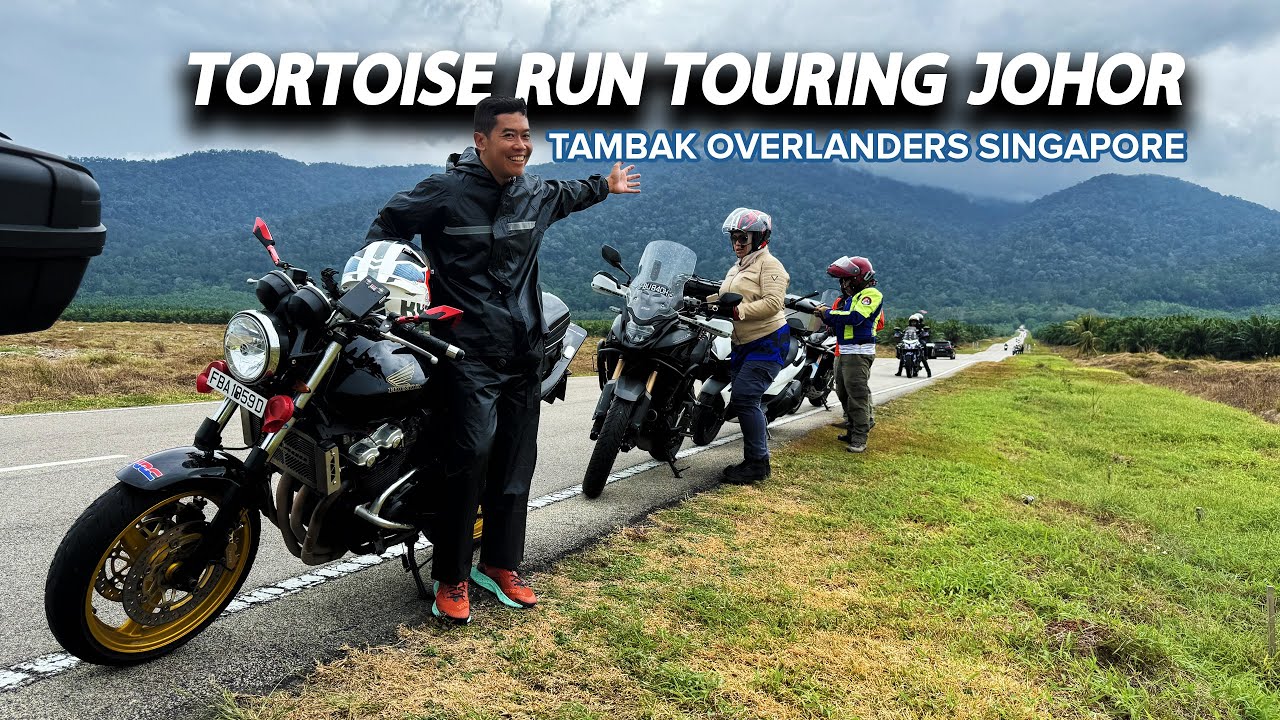 SEHARIAN TOURING KE JOHOR MALAYSIA 😱😱‼️TORTOISE RUN TAMBAK OVERLANDERS‼ ...