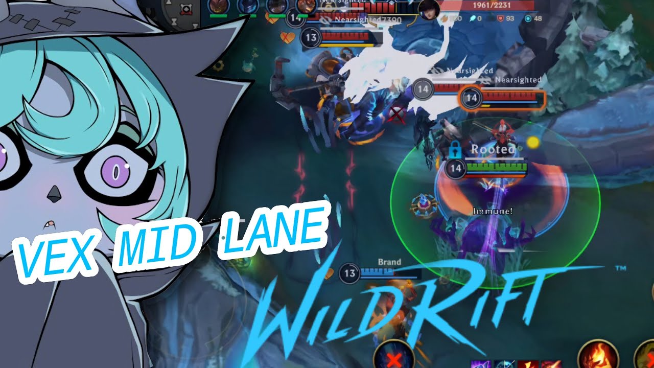 Wild Rift VEX MID LANE Gameplay Builds and Runes - YouTube