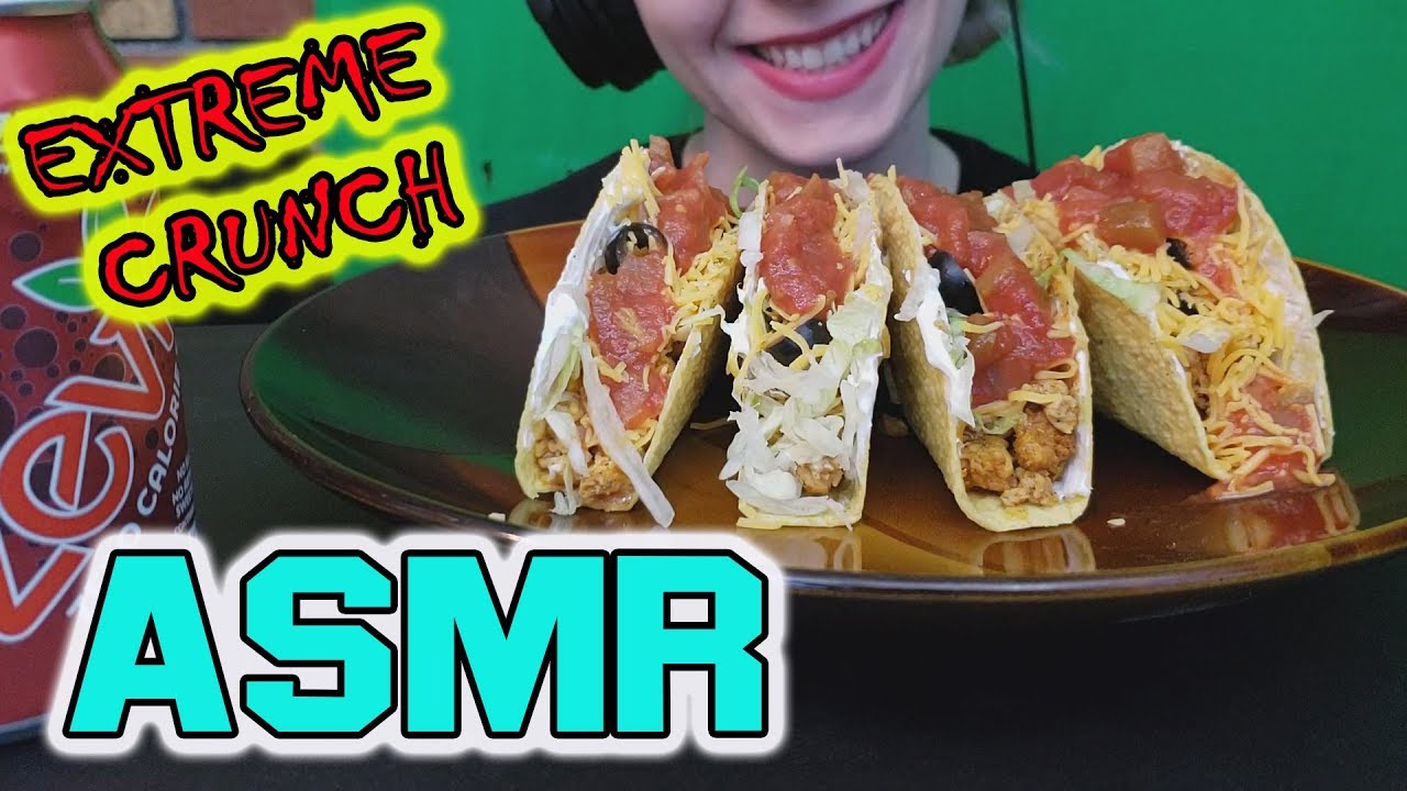 ASMR TACOS! LOUD CRUNCH | EATING SOUNDS! - YouTube