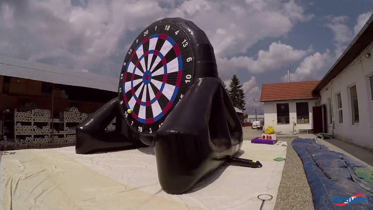 Airquee's Kick 'n' Stick Dual Upright AQ5766 - YouTube