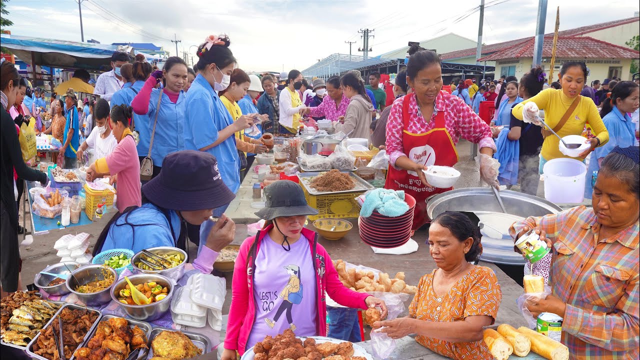 Countryside Breakfast In front of Garment Factory at Province ...