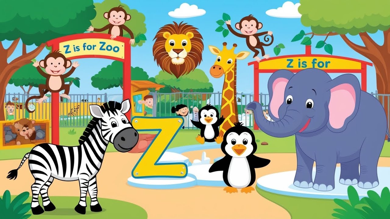 Zoo Adventures-A Day with the Animals|| Alphabet Z is for Zoo|| Study ...