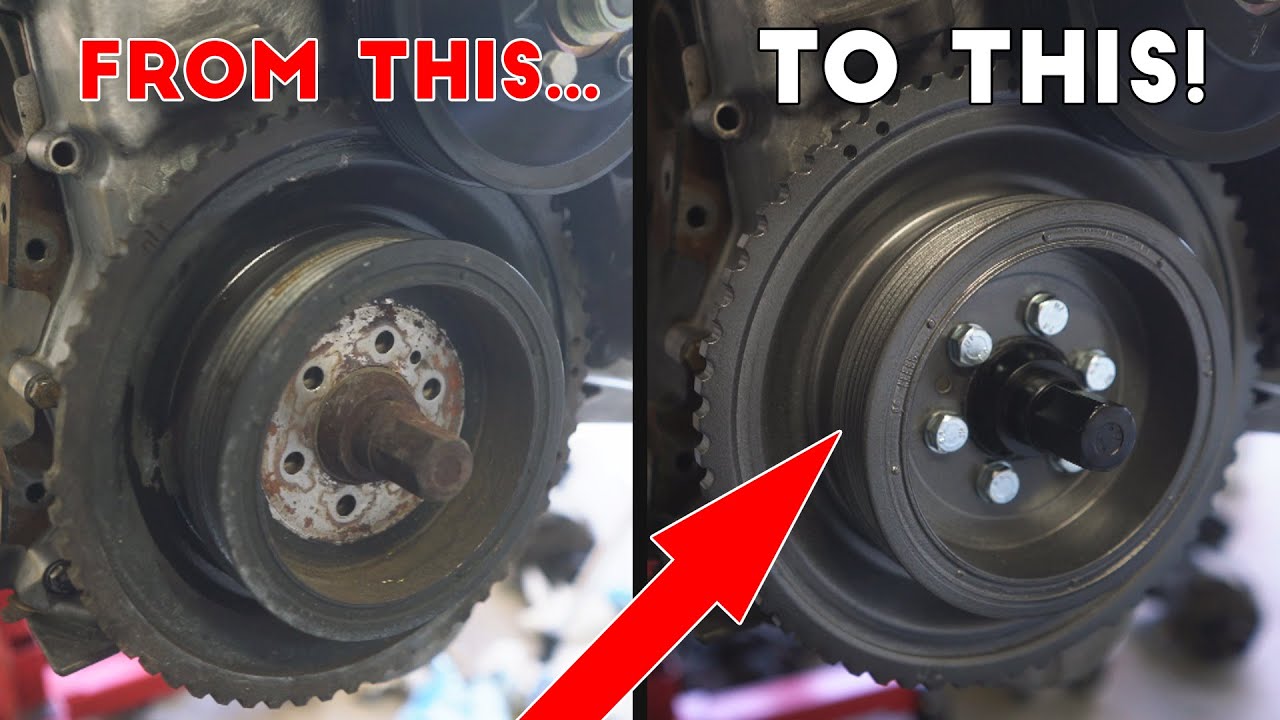 How To Make Your Engine Pulleys Look Brand New! - YouTube