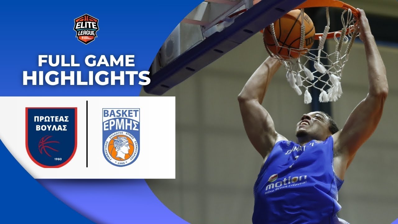 Full Game Highlights Πρωτεας Βουλας - Ερμης Σχηματηριου - YouTube