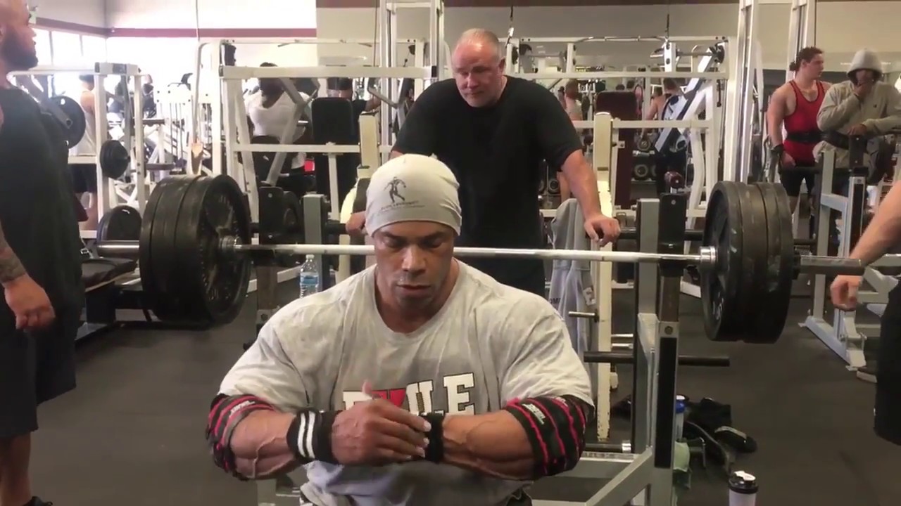 kevin levrone - chest workout and shoulders workout with heavy weight ...