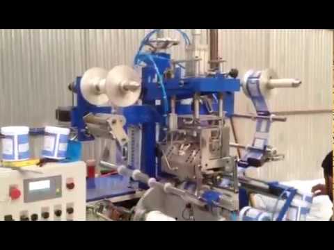 Fully Automatic Heat transfer Labeling Machine - YouTube