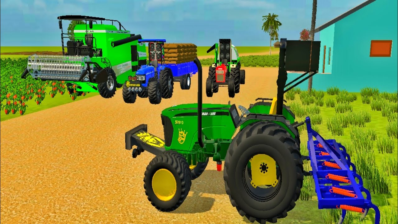 ट्रॉली में गेहूँ कैसे भरे 😱 | Indian farming simulator 3D game | New ...
