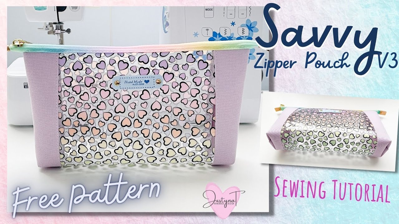 See me sew the "Savvy" Zipper Pouch Version 3 - Boxed Base | Sewing ...