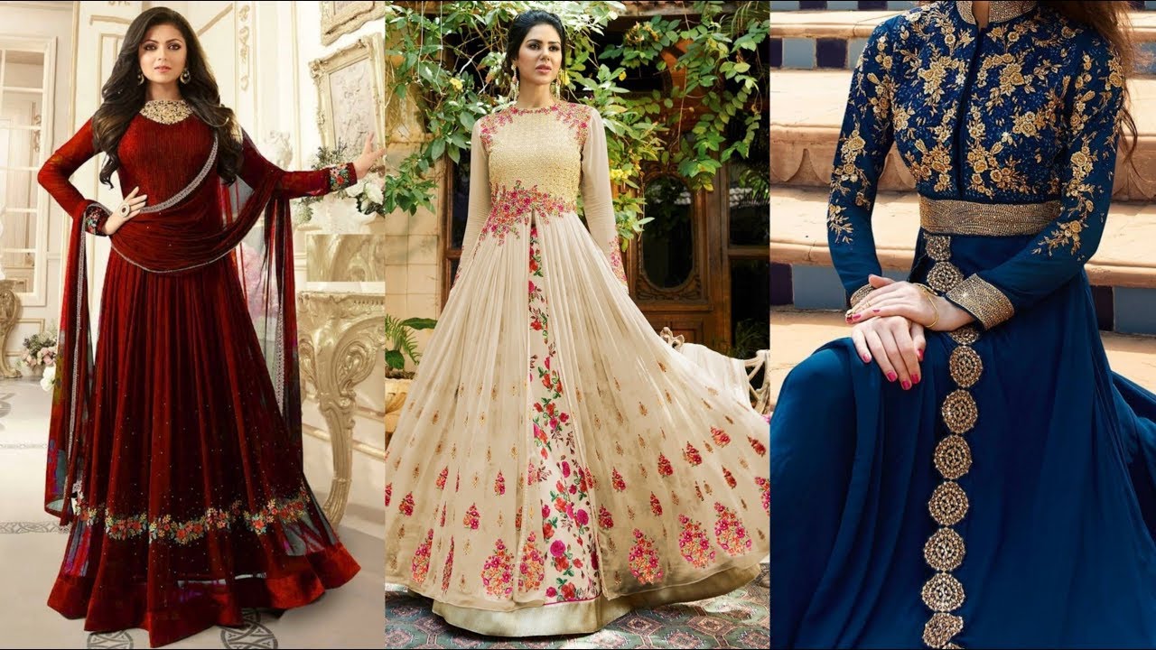 New arrival in dress Design|| long dress design 2019 - YouTube