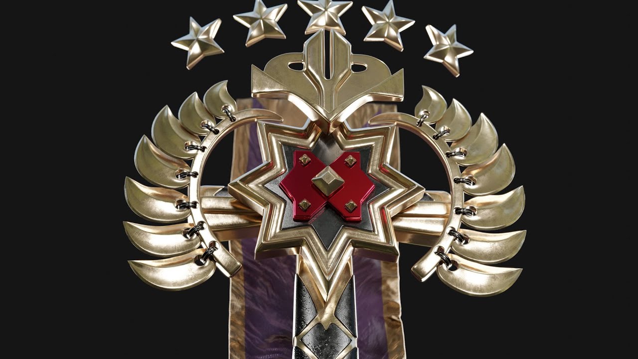Dota 2 Legend Badge 3D Remake - YouTube