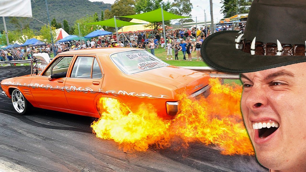 Extreme Aussie Burnout Cars! - YouTube