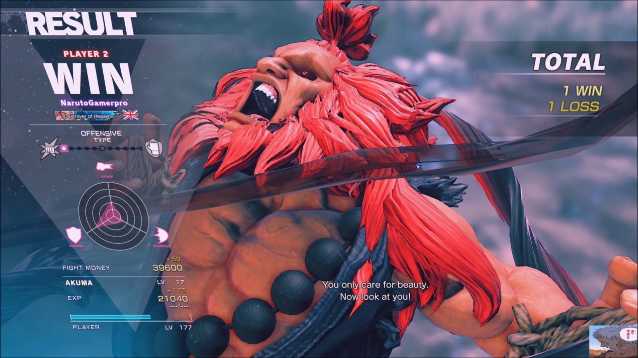 Street Fighter 5: Akuma Ranked Matches (HD 1080p) - YouTube