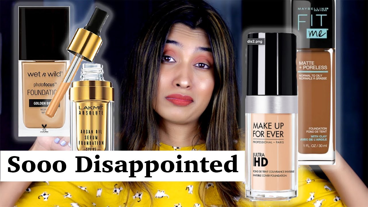Disappointing Products | Foundations - YouTube