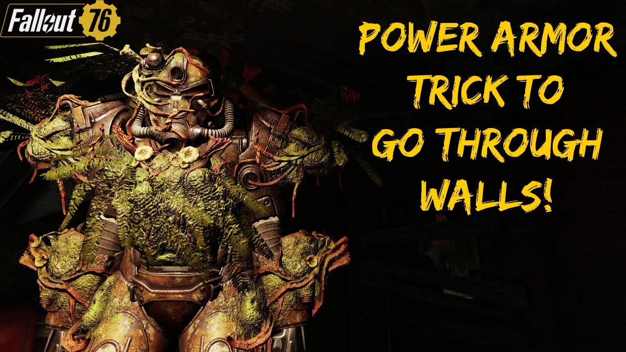 Fallout 76: Trick To Go Through Walls! - YouTube