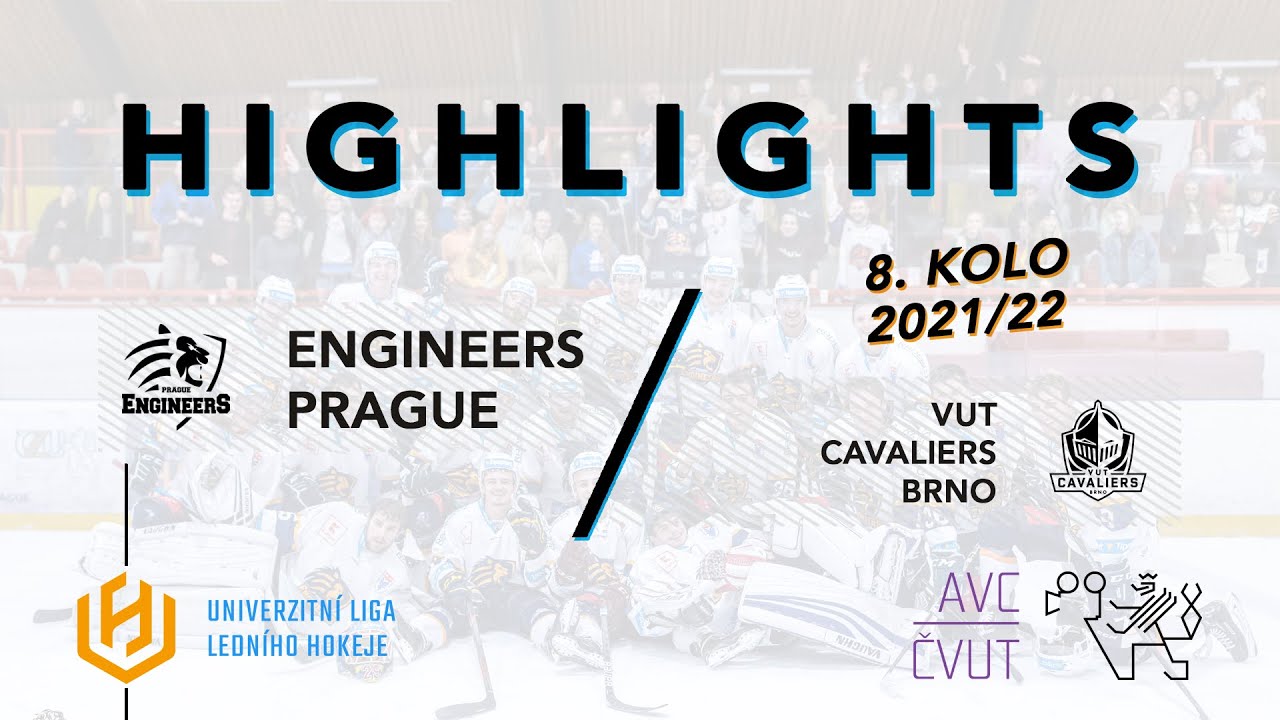 Engineers Prague vs. VUT Cavaliers Brno 6:1 | ULLH 8. kolo | Sestřih ...