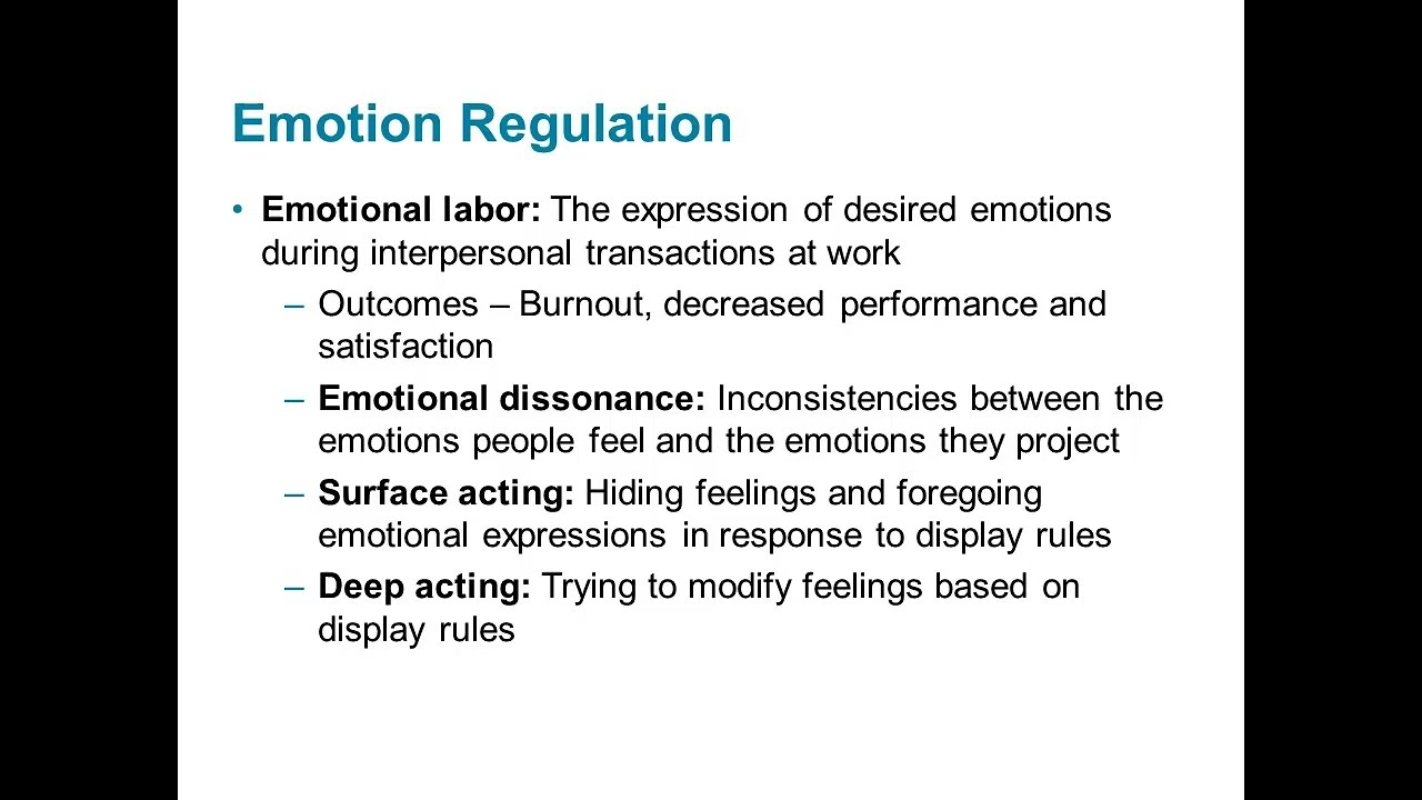 PSYC 474 - Lecture 4 - Part 4 - Emotion Regulation - YouTube