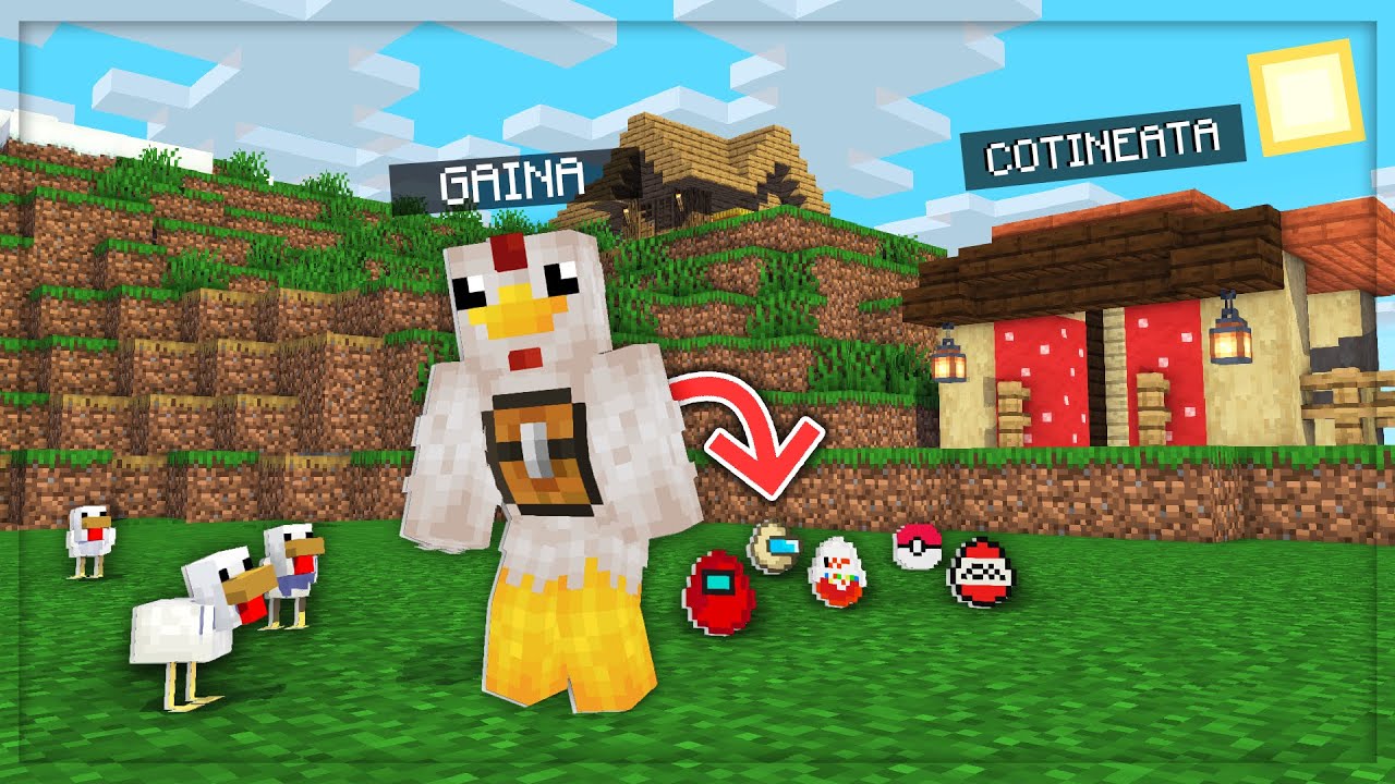 Minecraft Dar Sunt Gaina! - YouTube