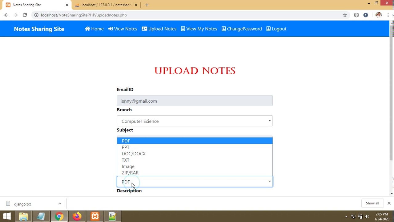 Notes Sharing Site Php Mysqli By Pankaj Panjwani Youtube