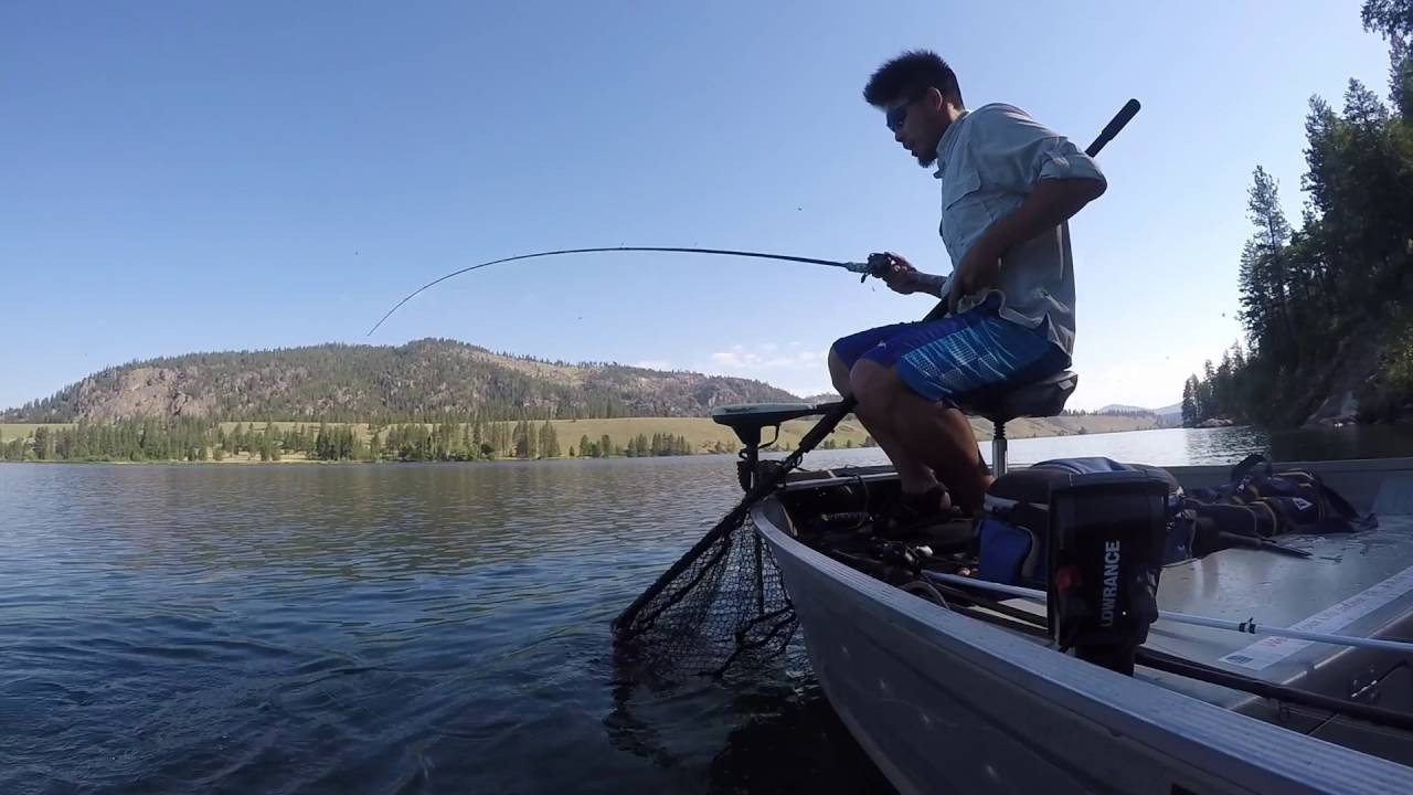 Smallmouth Bass Fishing Long Lake (Lake Spokane) - YouTube
