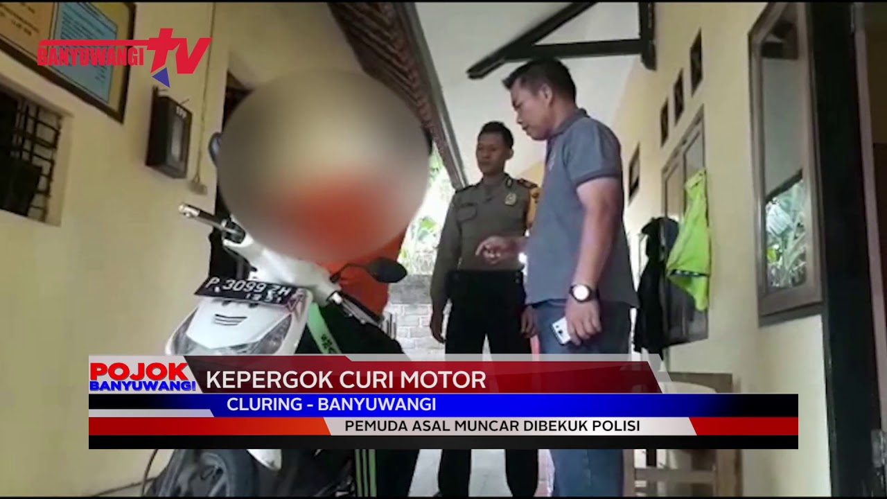 KEPERGOK CURI MOTOR PRIA ASAL MUNCAR DIBEKUK POLISI - YouTube